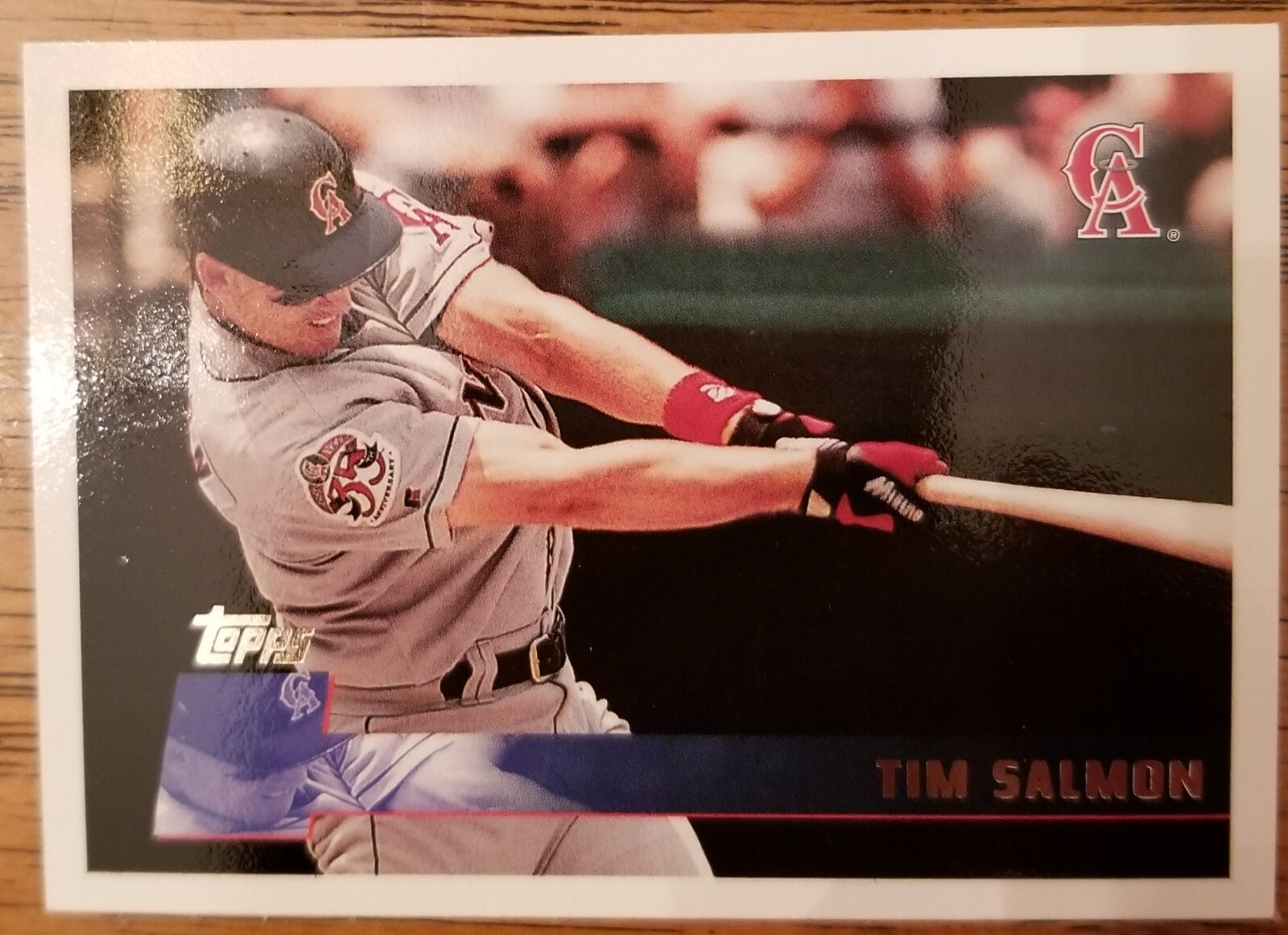 Tim Salmon California Angels 1996 Topps Baseball Card #319 Mint | eBay