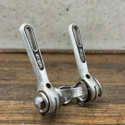 Vintage Suntour Blue Line Shift Lever Set Clamp Down Tube Shifter ...
