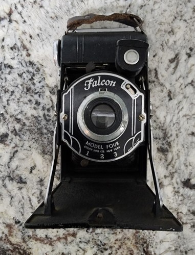 Vintage Folding Bellows Camera ︎ FALCON Model 4 ︎ Utility Mfg. Co., NY ...