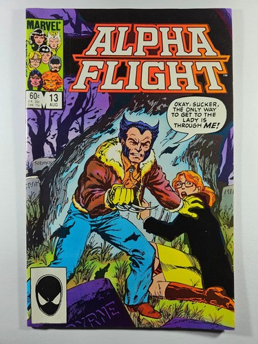 Alpha Flight #13 Marvel Comics 1984 1st Print Wolverine Cover NM Near ...