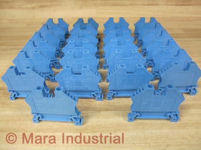 Morsettitalia EURO 4 Terminal Block Blue 43406BL (Pack of 26) | eBay