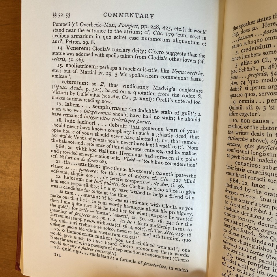 Oxford Latin Text - Pro Caelio by Marcus Tullius Cicero (1960 ...