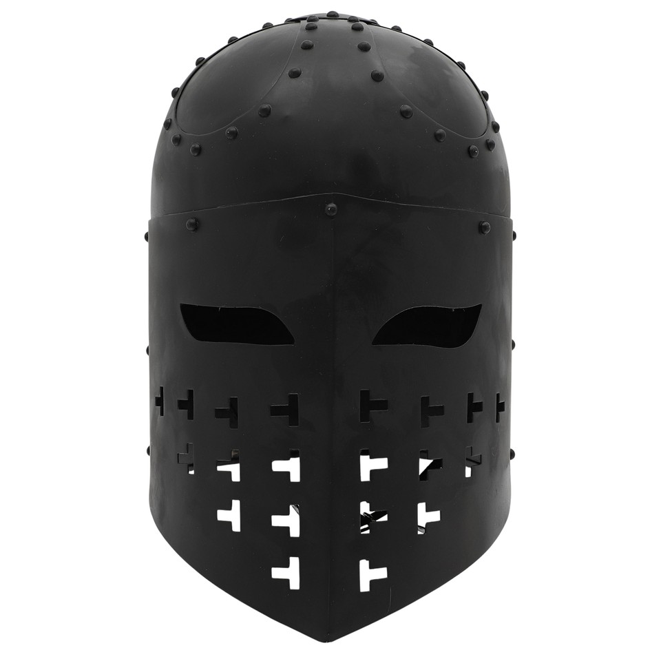 Medieval Great Bucket Helm Knights 20G Steel Templar Crusader Helmet | eBay