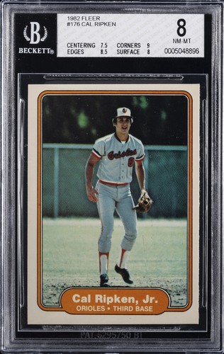 1982 FLEER #176 CAL RIPKEN JR. ROOKIE RC BGS 8 | eBay