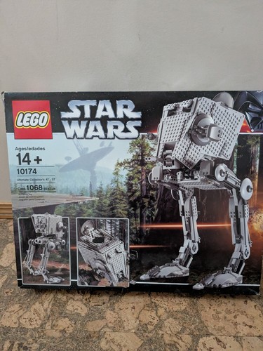 legp star wars 10174 UCS AT-ST complete with box instructions and ...