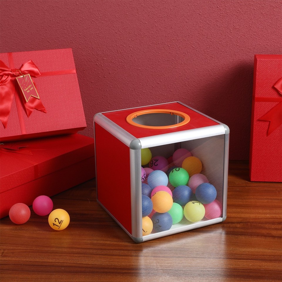 Large Raffle Box Ball Prize Ballot with Slot Containers for Drawings | eBay