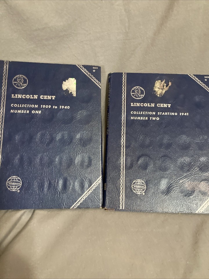 Lincoln Head Cent Book Incomplete Collection 1909-1940, 1941 Includes ...