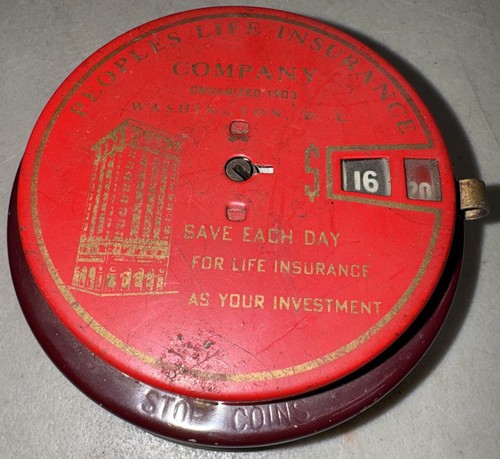 Vintage 1950's Add O Bank People’s Life Insurance Co - Advertising - No ...