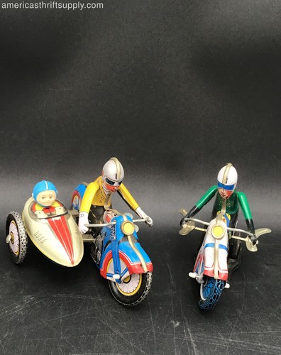 Vintage Coin Bank, Race Car, Elvis Rock-n-Roll Cow Wind-Up Toys Mixed ...