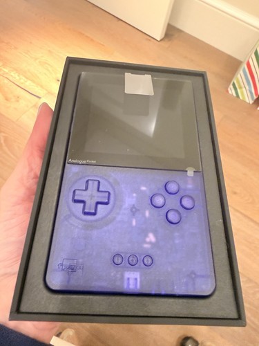 Brand New - Analogue Pocket Limited Edition Console (Transparent Blue ...