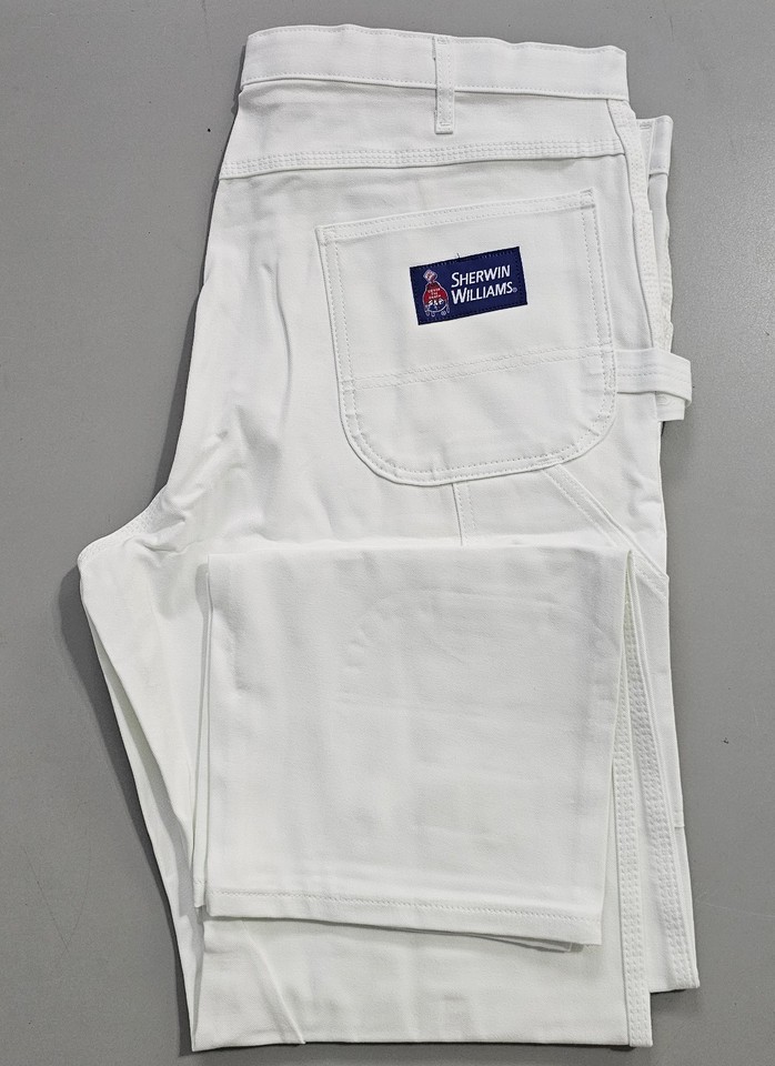 Dickies Sherwin-Williams White Utility Pants Painter Workwear Men 40x32 ...