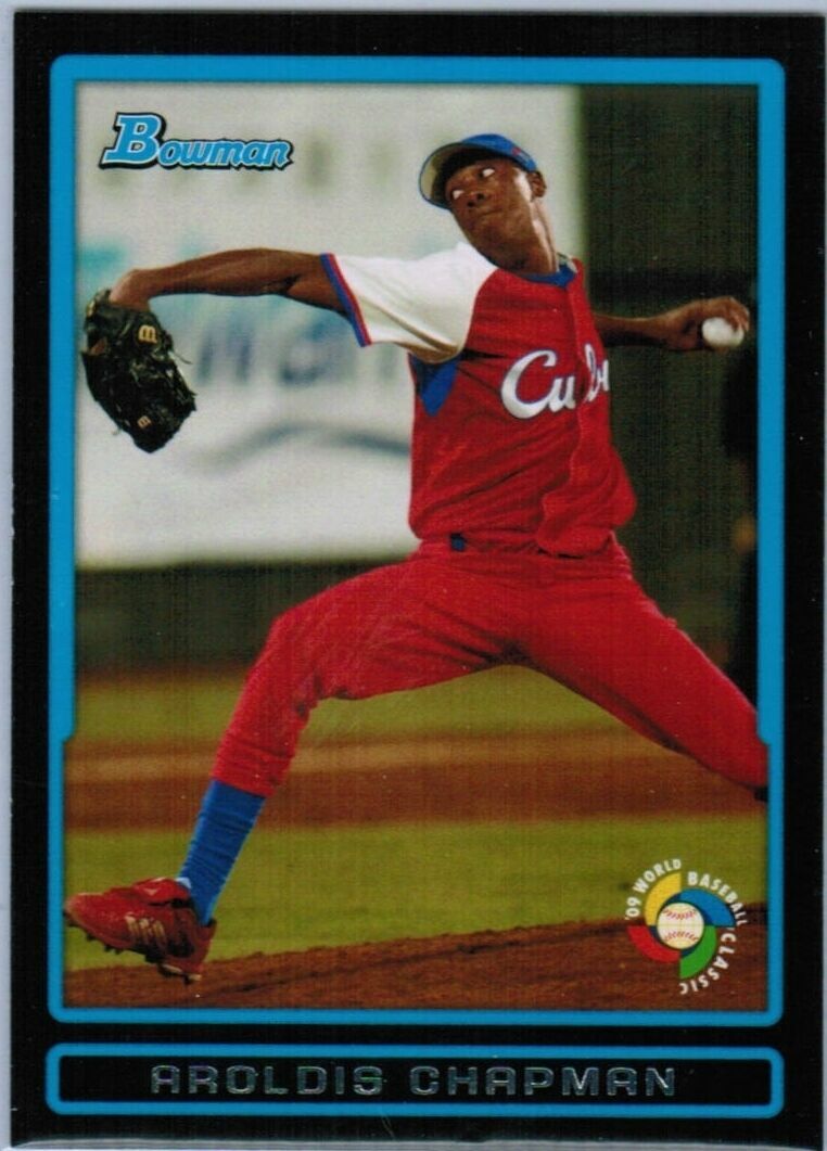 AROLDIS CHAPMAN Reds 2009 WBC Bowman Prospects Rookie Card RC #BW12 QTY ...