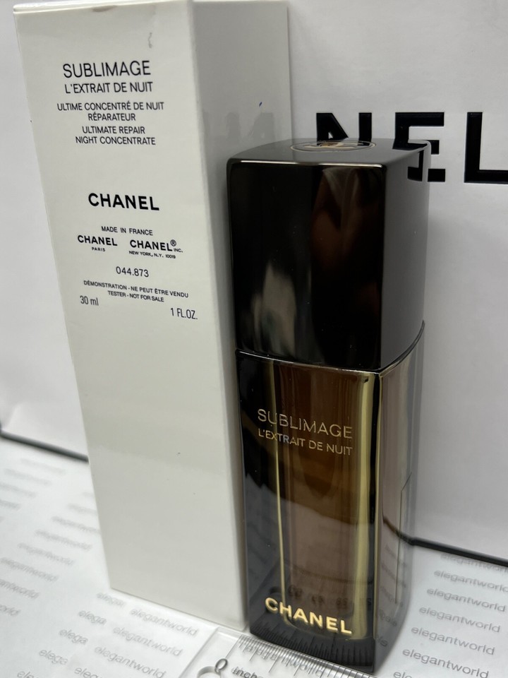 Chanel SUBLIMAGE L'EXTRAIT DE NUIT REPAIR NIGHT CONCENTRATE NIB 100% ...