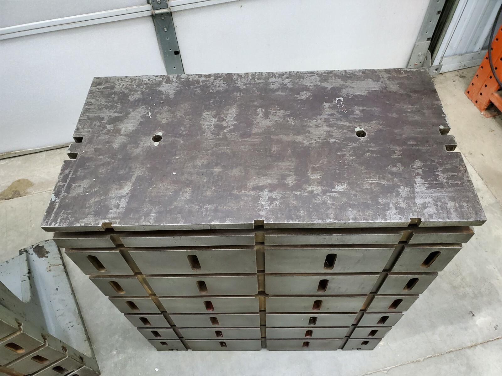 Pair of T-slotted Angle Plates 30"W x 34.5"T x 24"D T Slot Fixture ...