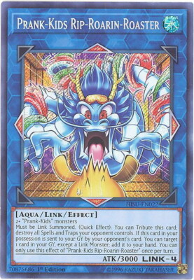 Yu-Gi-Oh Card - HISU-EN022 - PRANK-KIDS RIP-ROARIN-ROASTER (secret rare ...