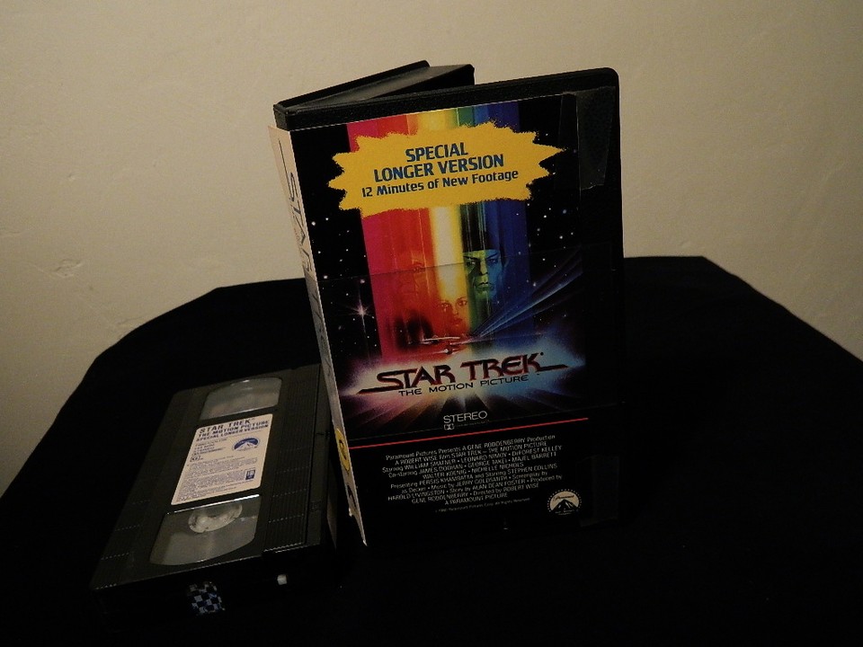 Star Trek The Motion Picture VHS 1980 Special Longer Version 143 Min ...
