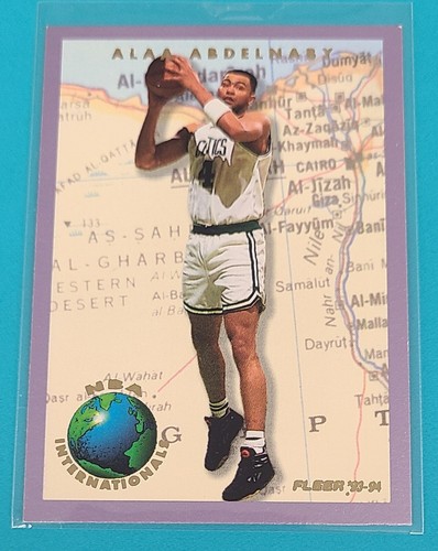1993-94 Fleer NBA Internationals #1 Alaa Abdelnaby Boston Celtics Card ...