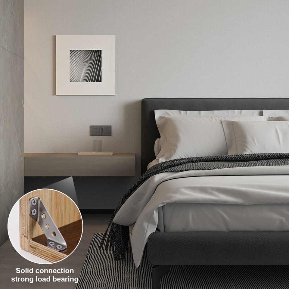 Lot Angle Corner Bracket Corner Brace Triangular Corner Connector For ...