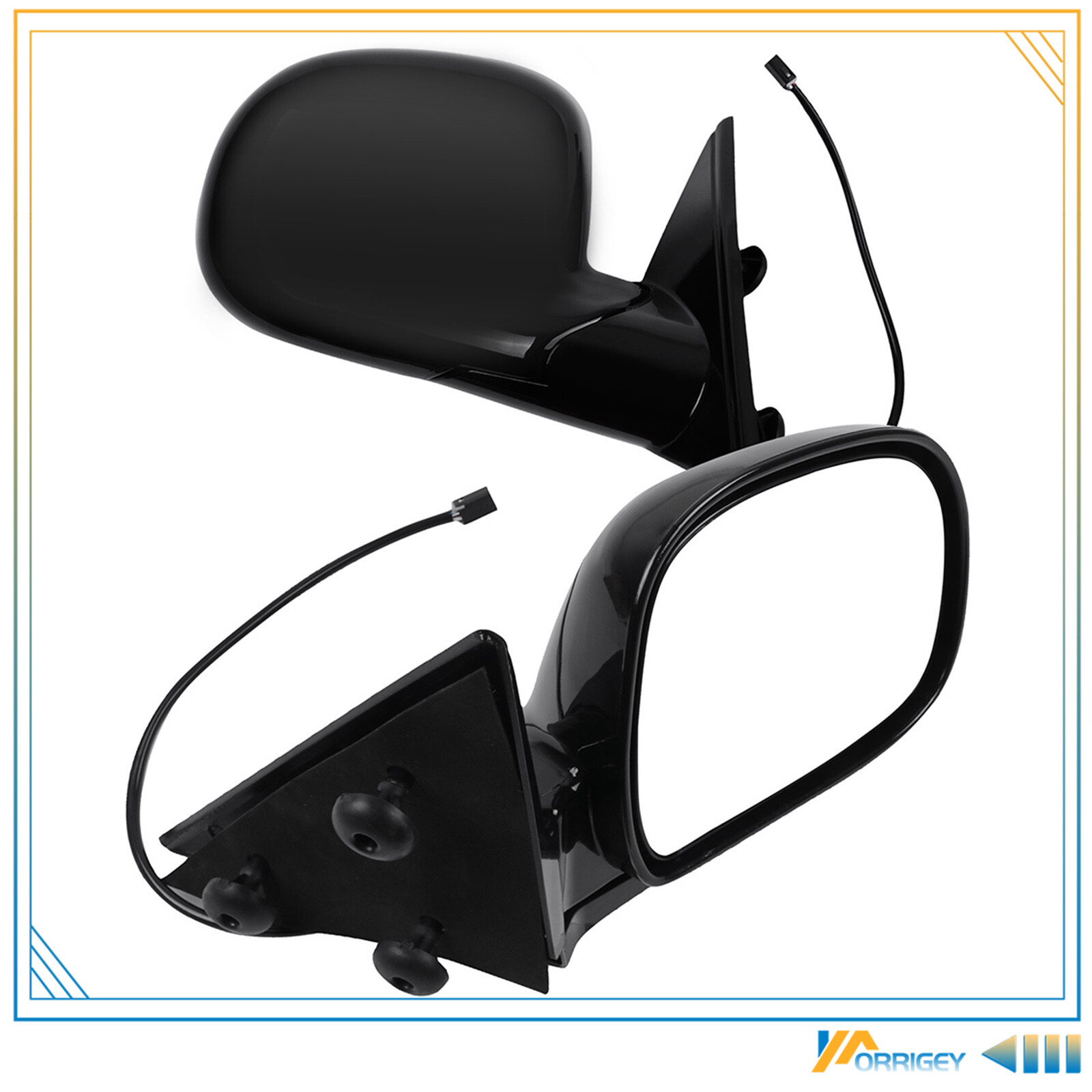 For 95-97 Chevy Blazer S10 GMC Jimmy S-15 Power LH+RH Side View Mirrors ...