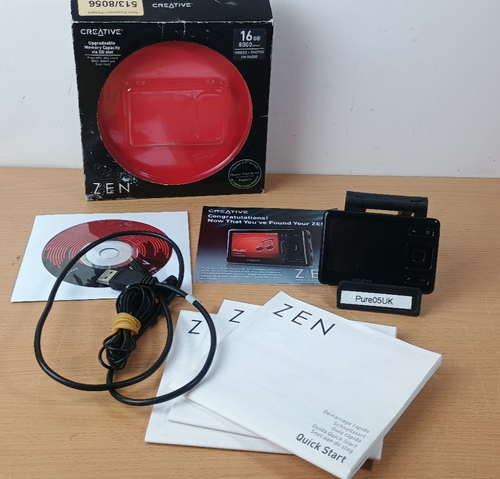 Creative Zen Portable Music Media Player MP3 &MP4 Black 16GB | eBay