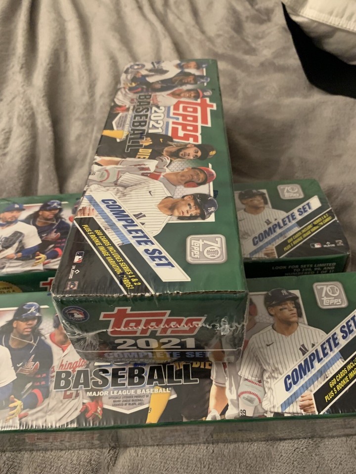 3 Each 2021 Topps MLB Complete Set Walmart Exclusive Factory Sealed ...