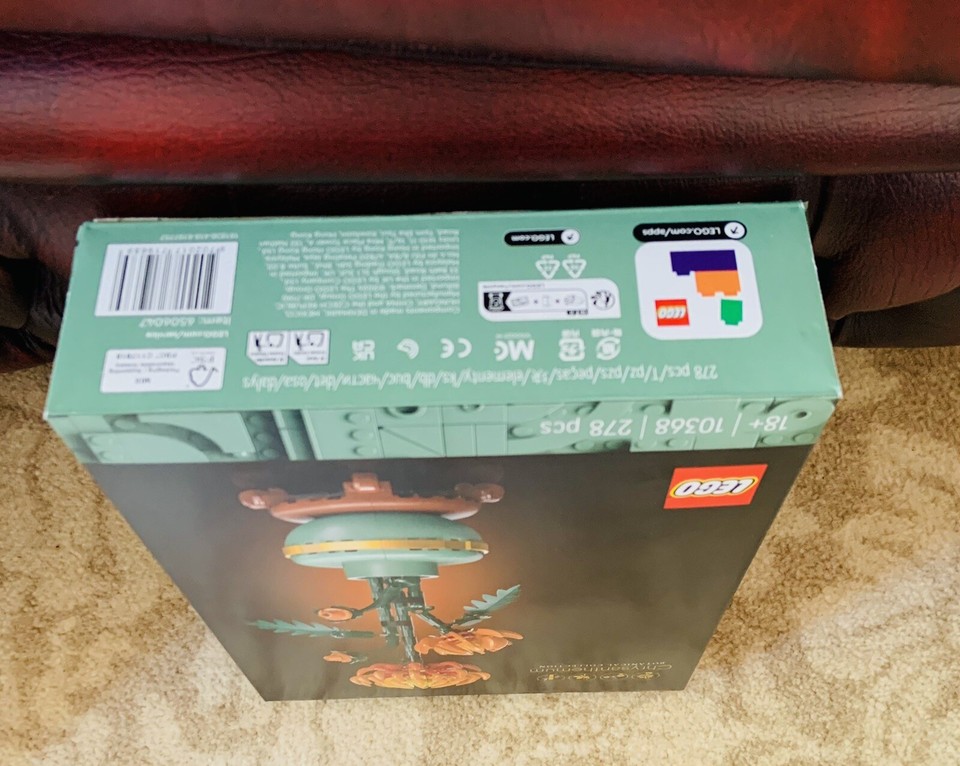 Lego 10368 - Chrysanthemum Flower - 278pcs - Age 18+ - New & Sealed ...