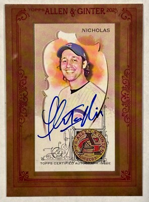 2023 Topps Allen & Ginter #MA-TIN Thomas Ian Nicholas Framed Mini Auto ...