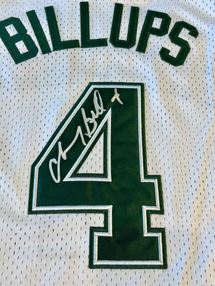 Chauncey Billups Signed Autograph George Washington High School Jersey ...