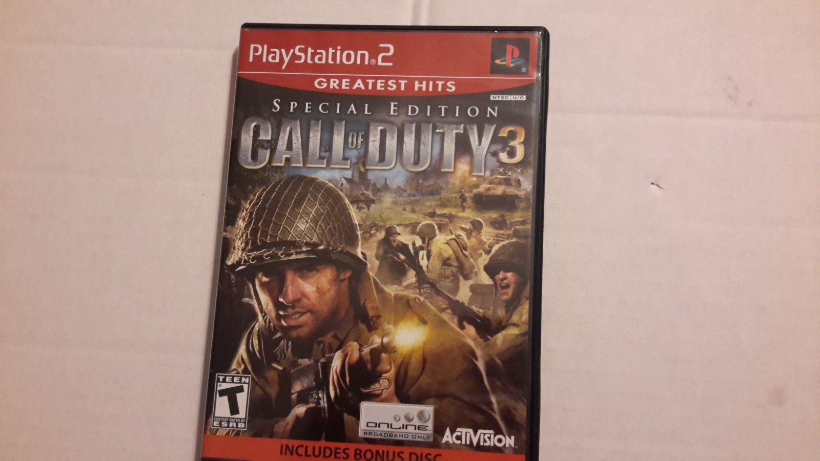 Call of Duty 3: Special Edition (Sony PlayStation 2, 2007) manual ...