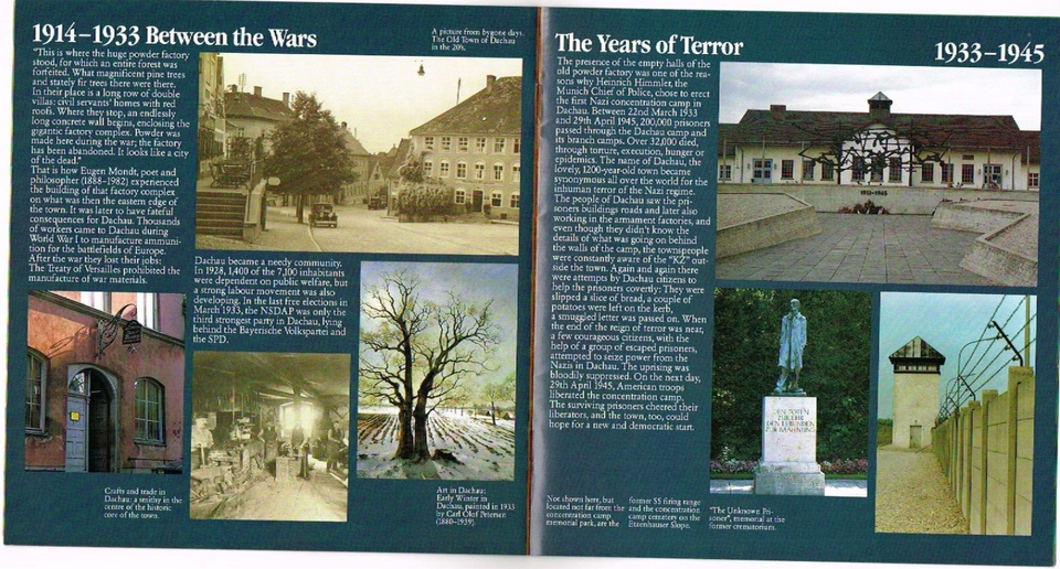 Dachau Travel Brochure Town History Origin to 1945 Modern Pics Tourist ...
