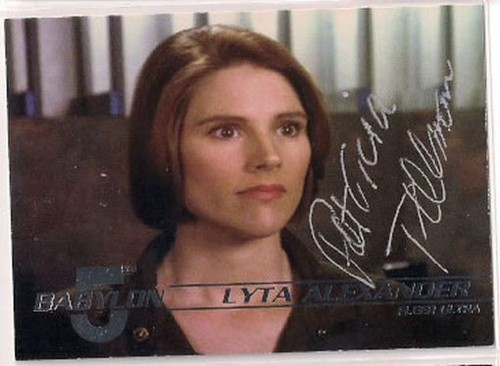 Babylon 5 Signed Card Auto B5 Ultra Lyta Alexander Patricia Tallman ...