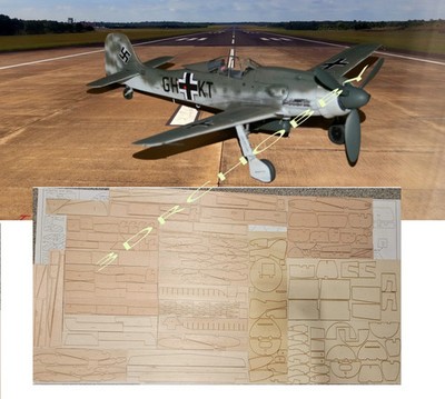 Focke-Wulf FW-190 D-9 45" WS RC Model Airplane Kit Balsa Ply Short Kit ...