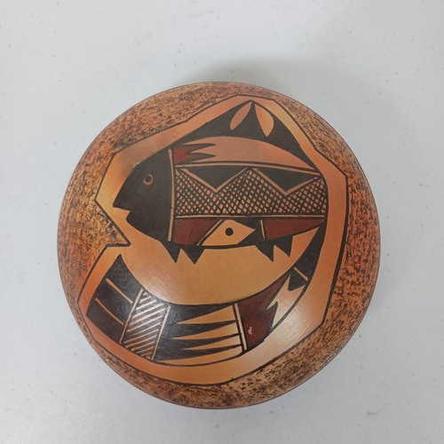 Hopi Pottery Seed Pot Fish Alice Dashee Native American Handmade ...