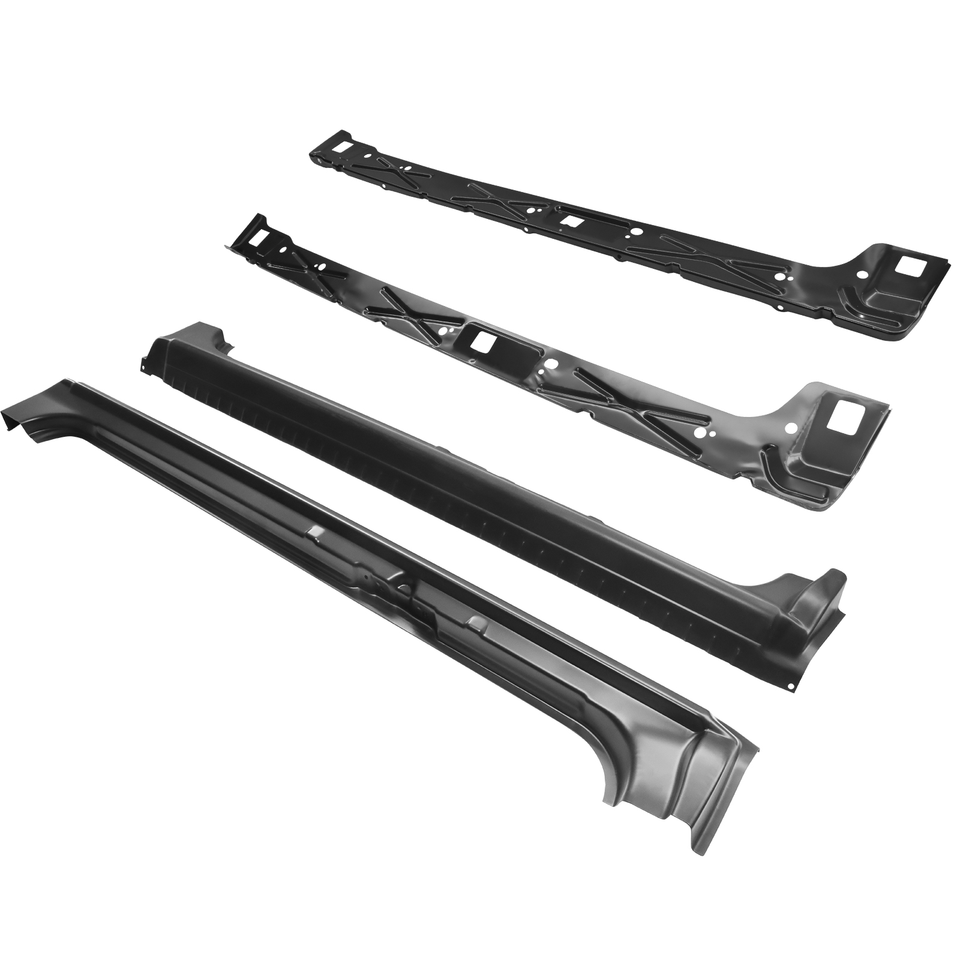 Rocker Panels For GMC Sierra Chevy Silverado 1500 2500 Extended Cab ...