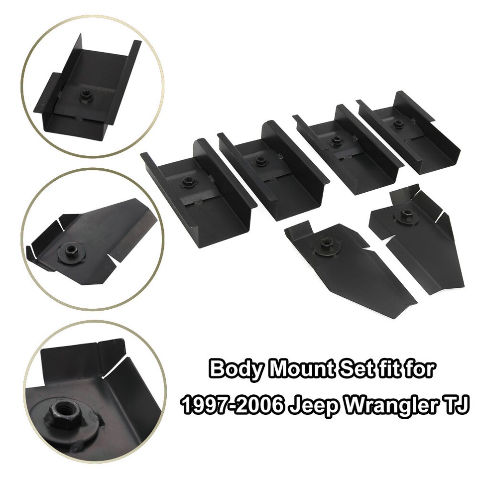 Full Tub Body Mount Repair Kit Fit for Jeep Wrangler TJ 1997-2006 | eBay