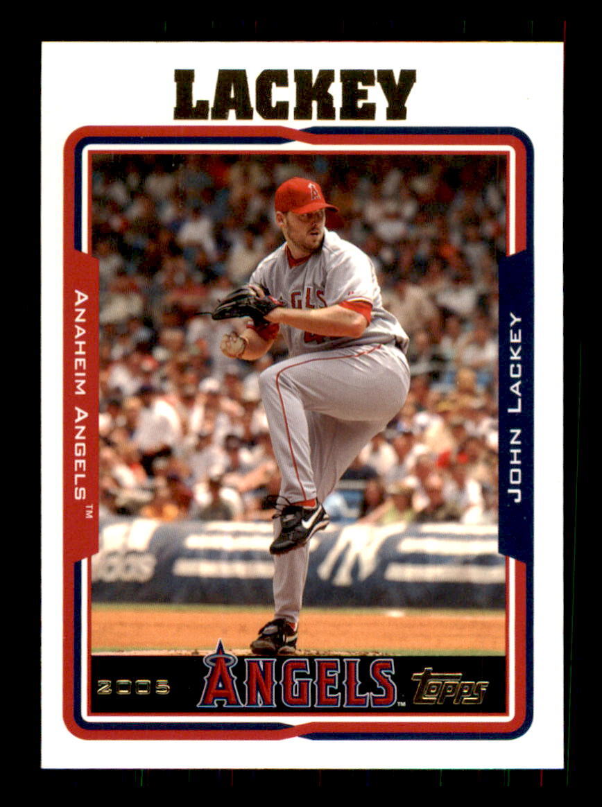2005 Baseball Topps John Lackey Anaheim Angels #176 | eBay