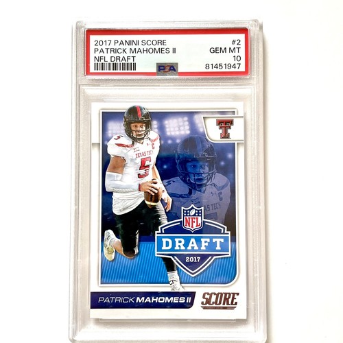 2017 Panini Score Patrick Mahomes NFL Draft Rookie Card PSA 10 | eBay