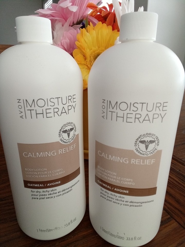 Avon Moisture therapy calming relief body lotion for Dry ITCHY SKIN 33. ...