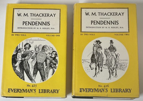 Pendennis by W.M. Thackeray, Two Volume Hardcover, 1965 | eBay