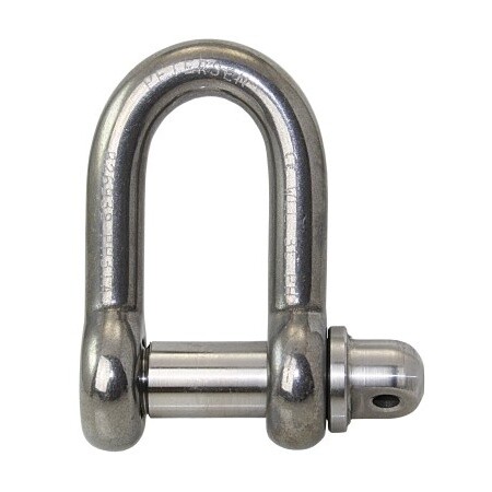 Board equipment High-strength stainless steel shackle -2t form A | eBay