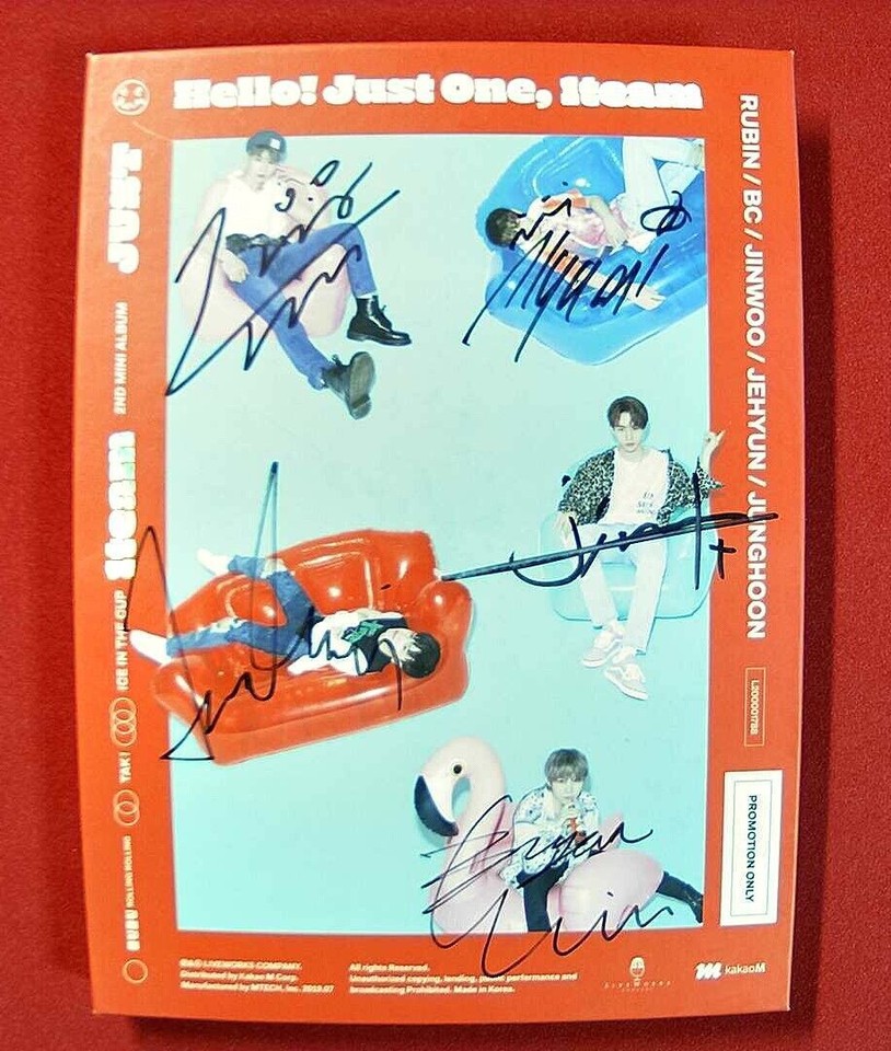 KPOP IDOL BOYS, GIRLS GROUP PROMO ALBUM Autographed ALL MEMBER Signed ...