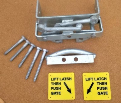 Uni latch gate latch catch hunting latch bridleway wooden gate fittings ...