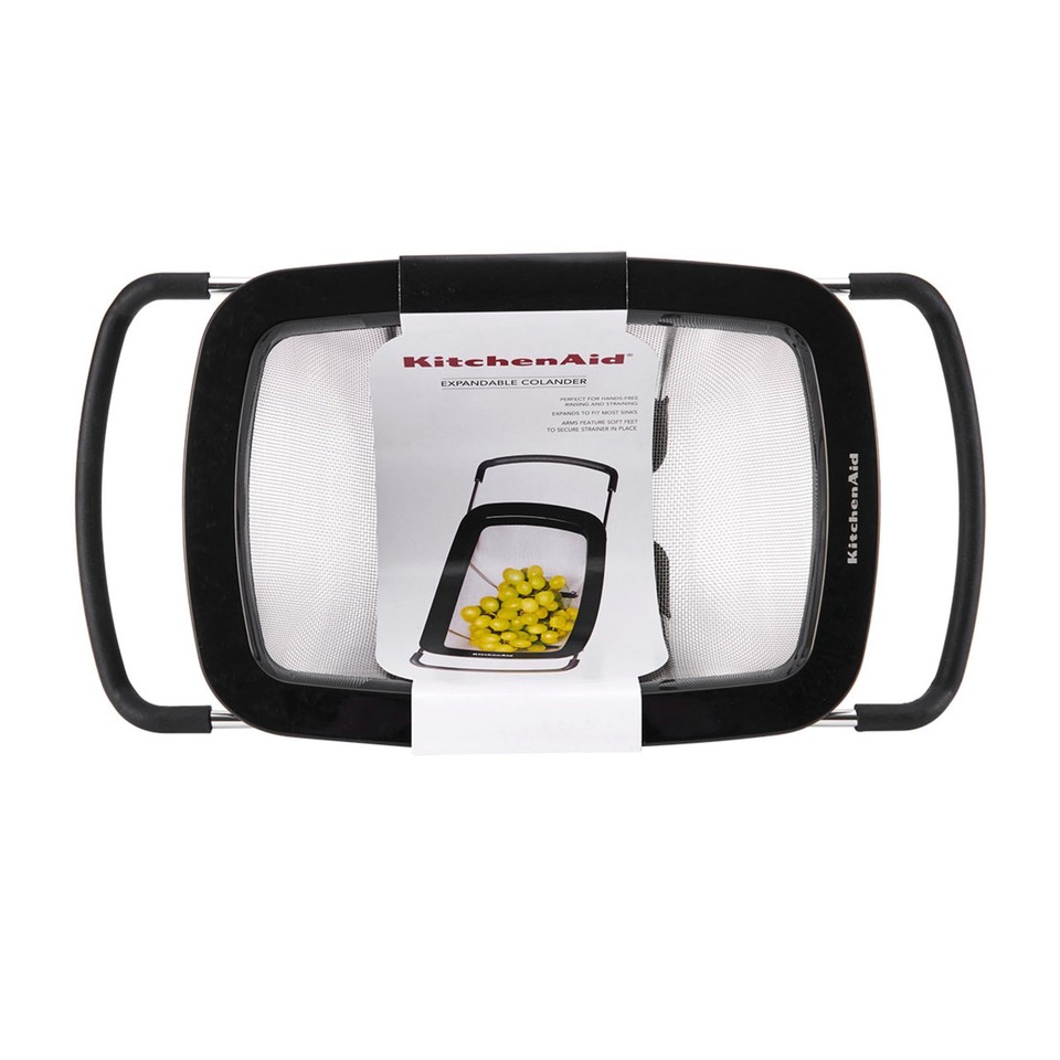 Kitchenaid Stainless Steel Expandable Over the Sink Colander with ...