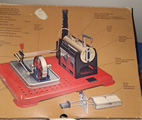 Vintage Mamod Steam Engine SP4 Original Box Fuel Tablets England ...