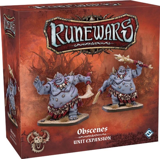 Runewars Miniatures Game Obscenes Unit Expansion Fantasy Flight Games ...