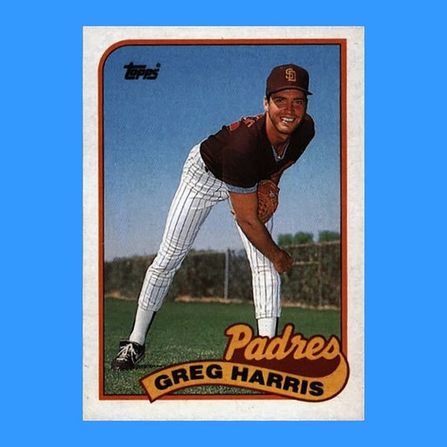1989 Topps Baseball #194 - Greg Harris RC San Diego Padres VG-EX | eBay