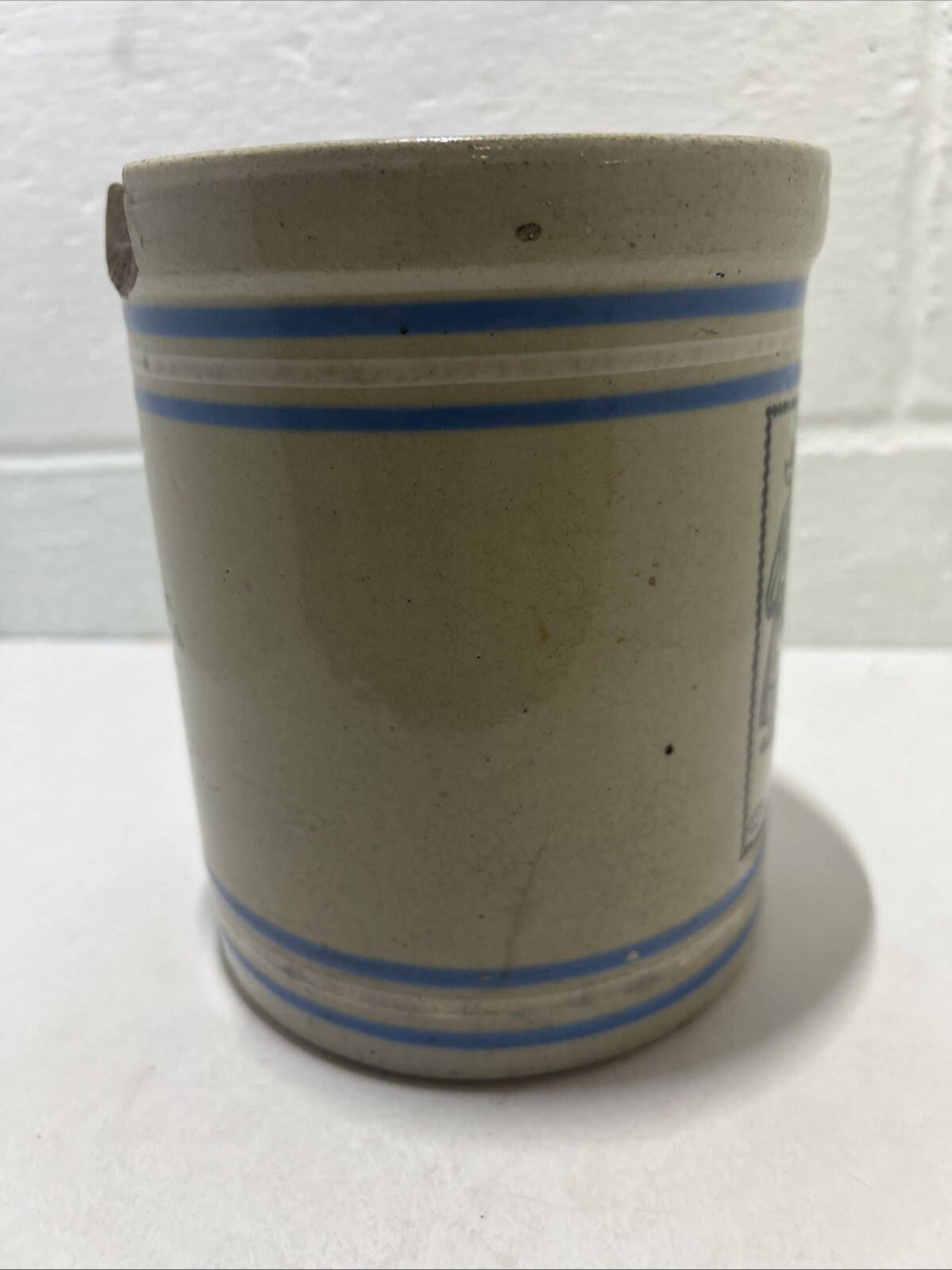 Jelke Good Luck Margarine Butterine Stoneware Crock Shamokin, Pa. | eBay