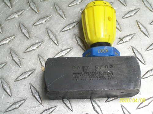 DELTROL EDF 35S EASY READ FLOW CONTROL VALVE | eBay