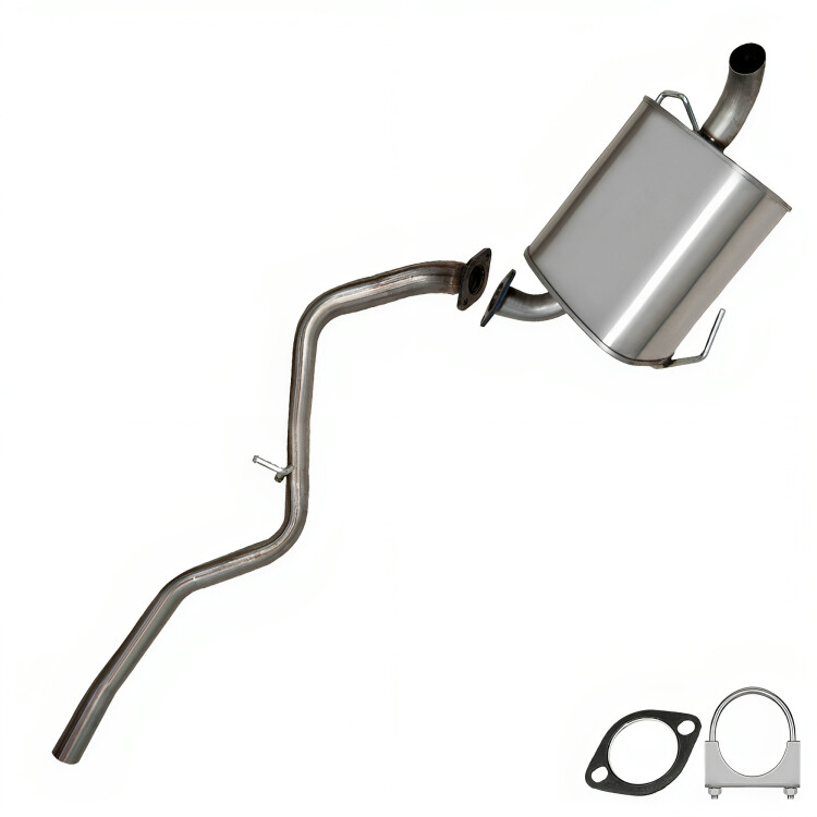 Stainless Steel Intermediate Exhaust Muffler fits: 2010-2014 Subaru ...