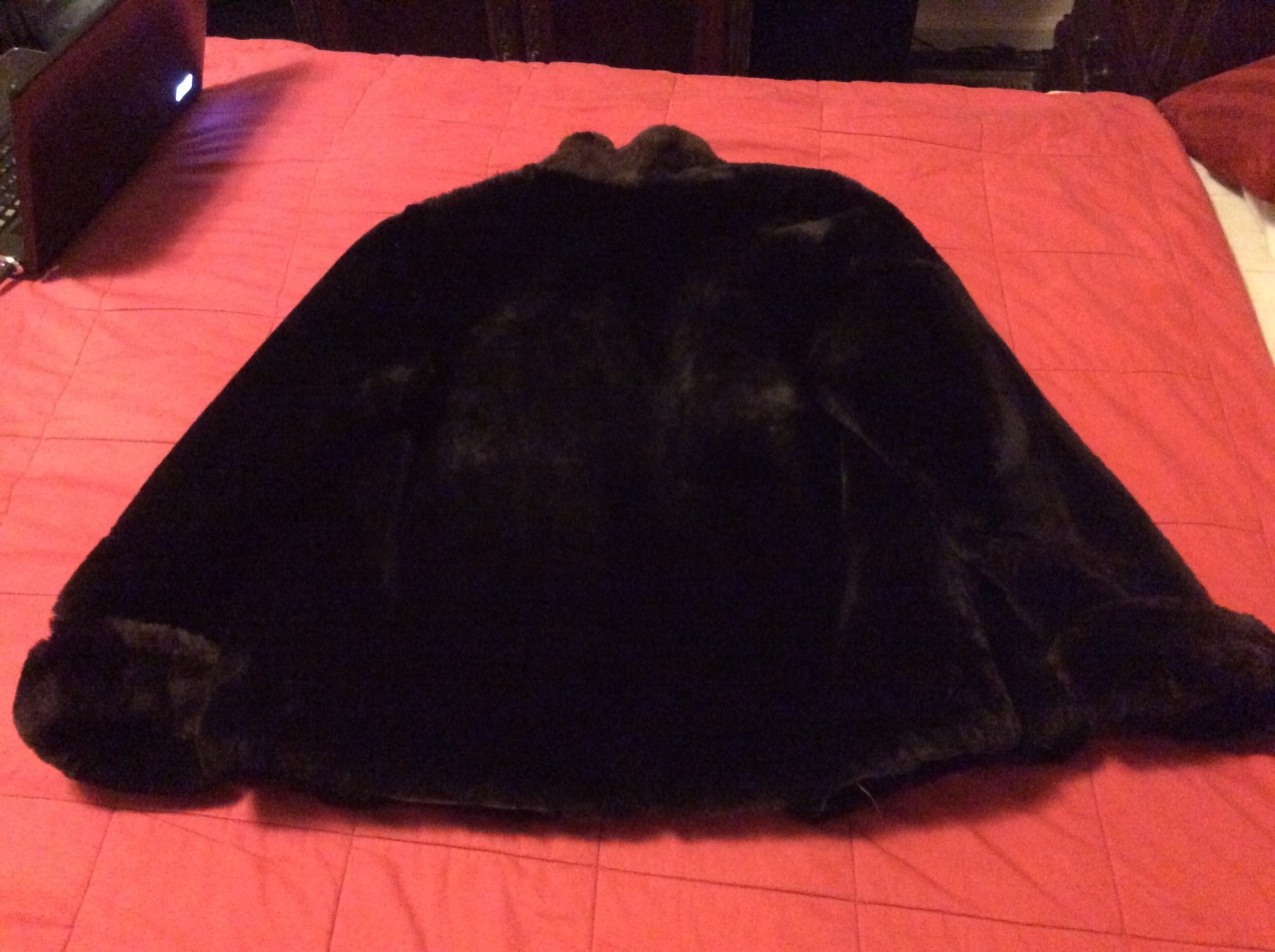 Fur Label Authority Coat Brownish Red Size Large Very Nice! | eBay